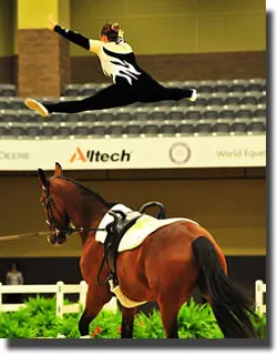 Rachel Bublitz Scores Best In CVI1* At Kentucky Cup Vaulting - HorsesDaily