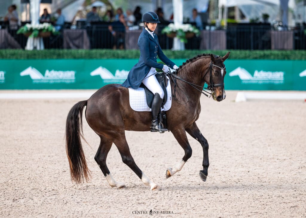 Neve Myburgh Took Top Honors Riding Firiet For The The First Qualifying ...