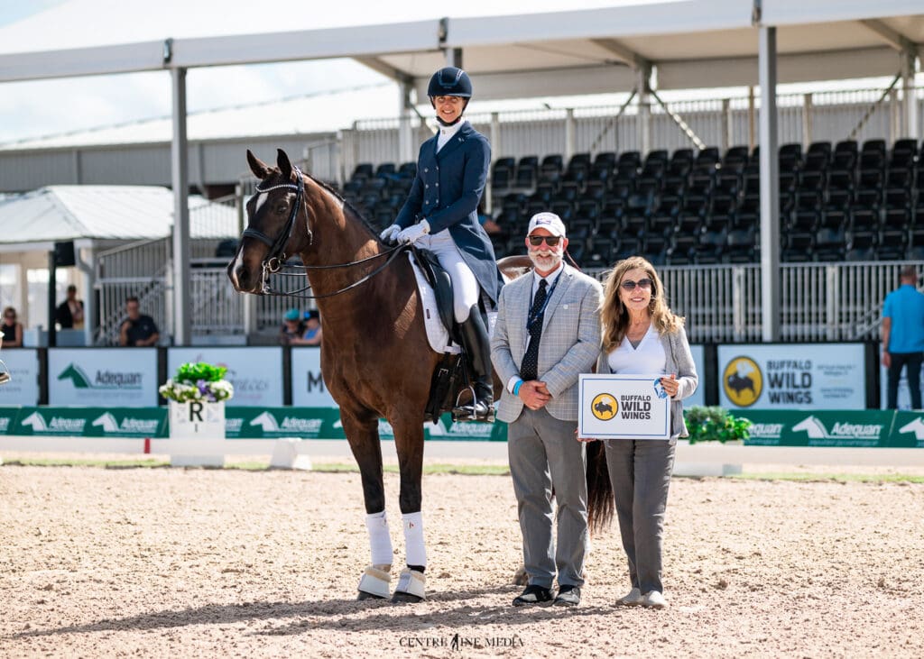 Neve Myburgh Took Top Honors Riding Firiet For The The First Qualifying ...